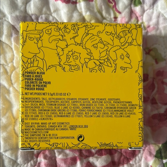 MAC Cosmetics | Makeup | The Simpsons Mac Limited Edition Blush 24 Pink ...